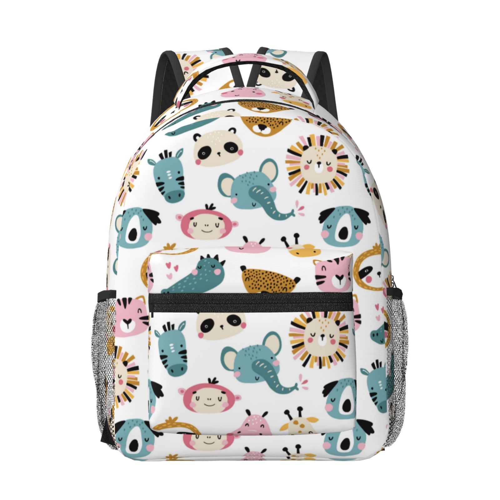 Salouo Cartoon Animals Print Laptop Backpack 16.5'' Daypack Carry On ...