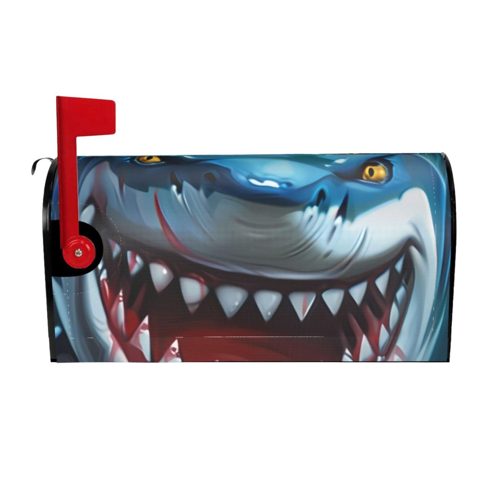 Salouo Cartoon Cute Shark for Magnetic Mailbox Covers Waterproof Post ...