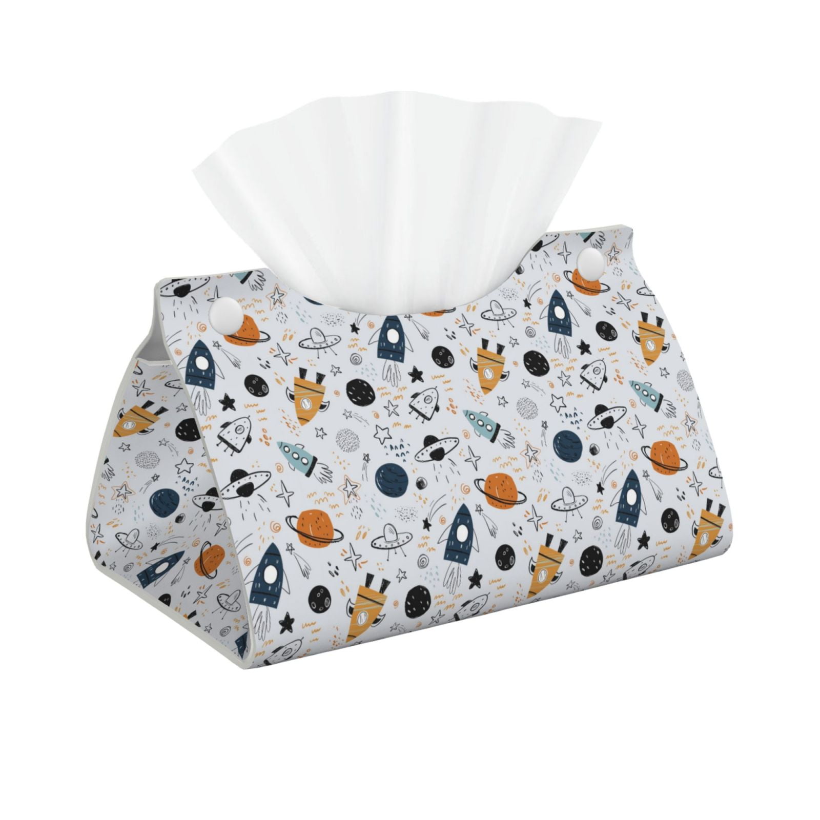 Salouo Cartoon Planets Pattern Long Tissue Box Cover Rectangular–Plus ...