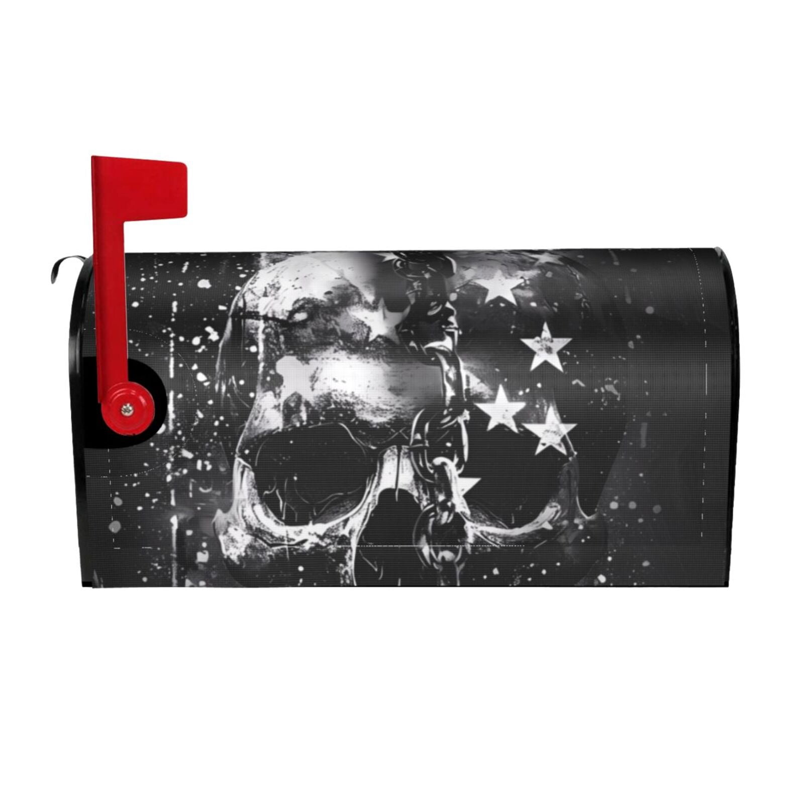 Salouo Chained Skull Artwork for Magnetic Mailbox Covers Waterproof ...