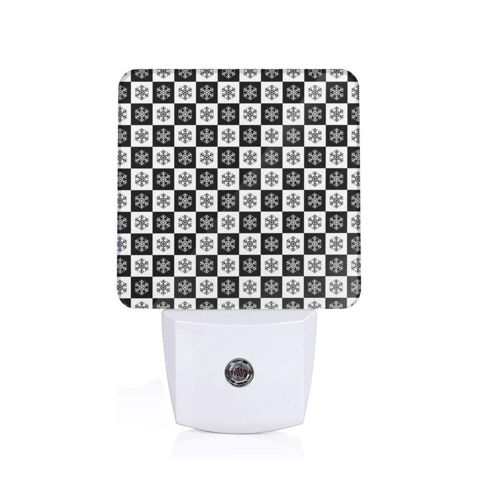 Salouo Checkerboard With Snowflake 1 for Night Lights Plug into Wall 1 ...