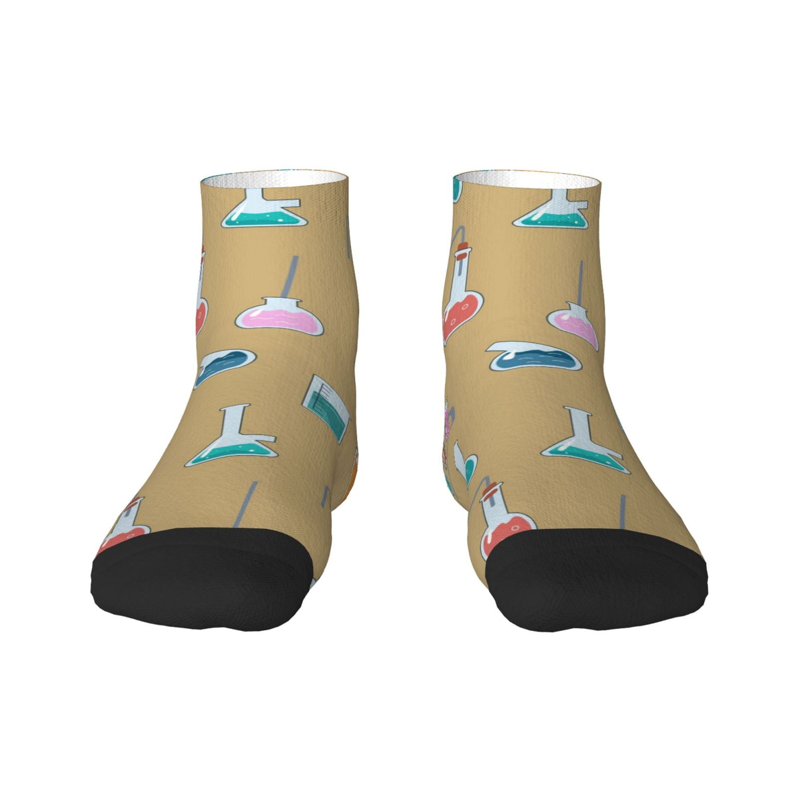 Salouo Chemistry Class Pattern Unisex Middle Tube Socks,Middle-Finger ...
