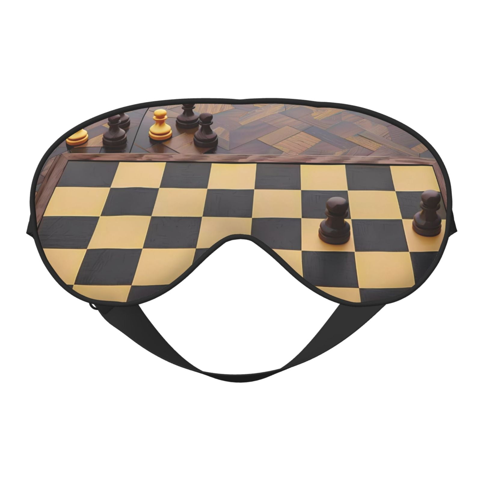 Salouo Chess Board With Pawns Pattern Sleep Mask,Sleep Eye Mask ...