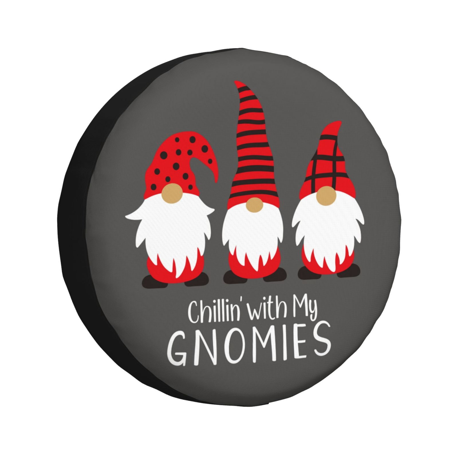 Salouo Chillin with My Gonme Print Spare Tire Cover 14-17 inch Spare ...