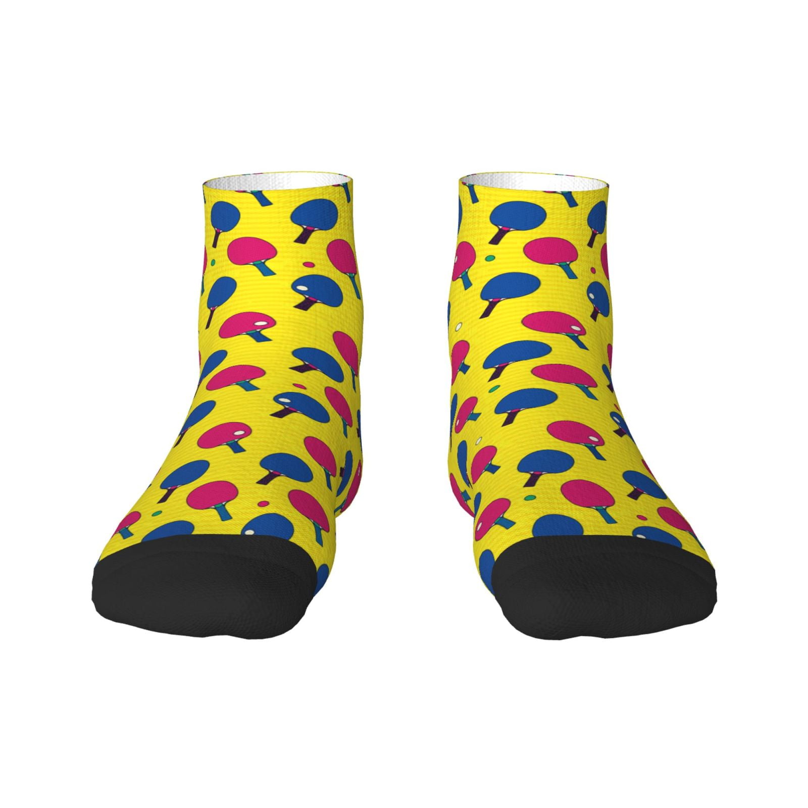 Salouo Colorful Ping Pong Pattern Unisex Middle Tube Socks,Middle ...