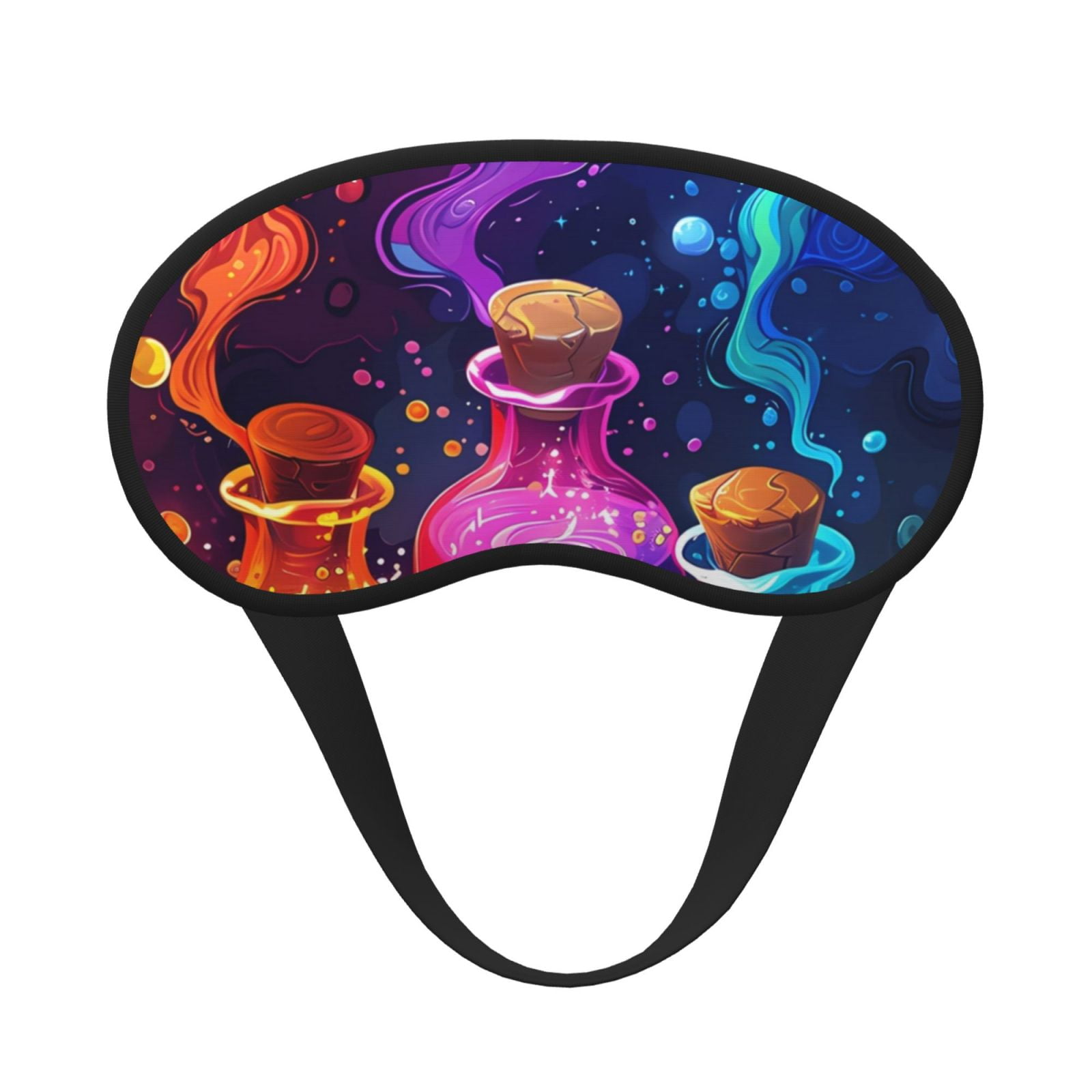 Salouo Colorful Potion Bottles Magic Pattern Eye Masks, 1-Pack Sleep ...