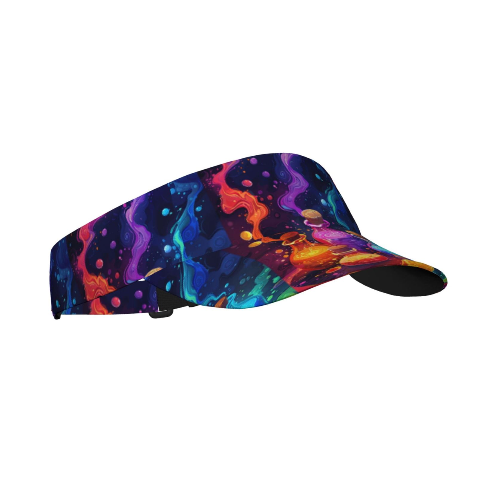 Salouo Colorful Potion Bottles Magic Pattern Sport Sun Visor Hats,1 ...