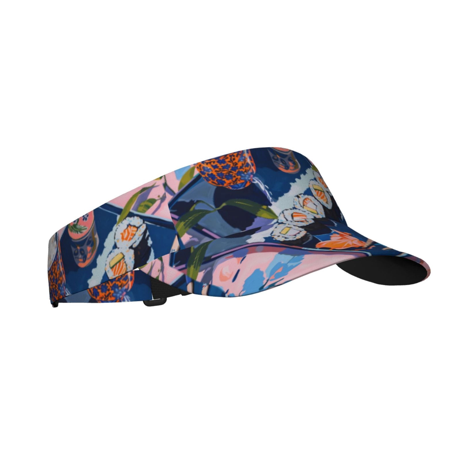 Salouo Colorful Sushi Food Art Pattern Sport Sun Visor Hats,1-Piece of ...