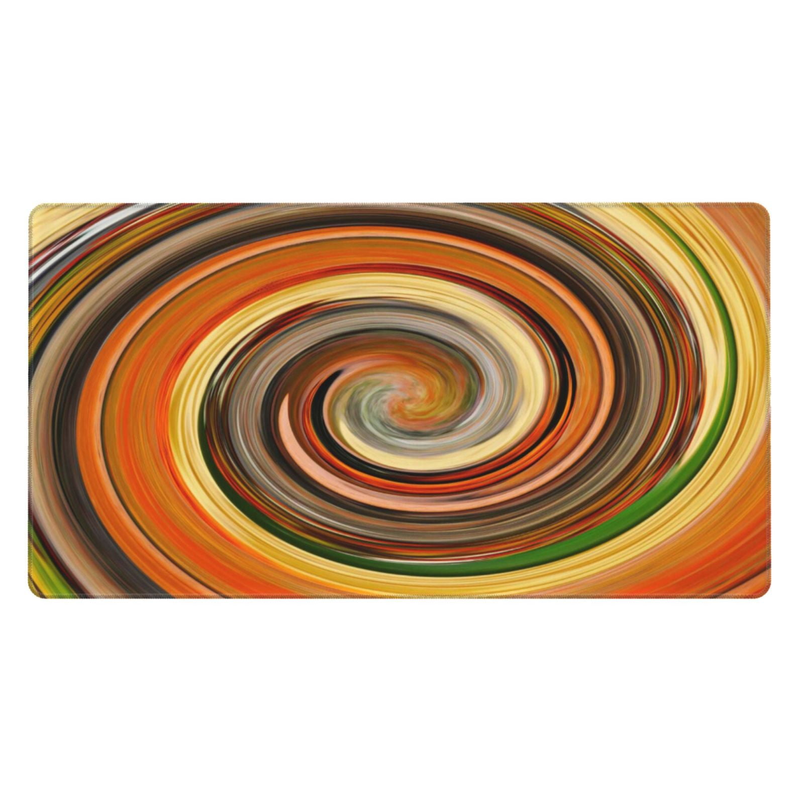 Salouo Colorful Swirl Print Large Mouse Pad,Extended Mat Desk Pad, 3mm ...