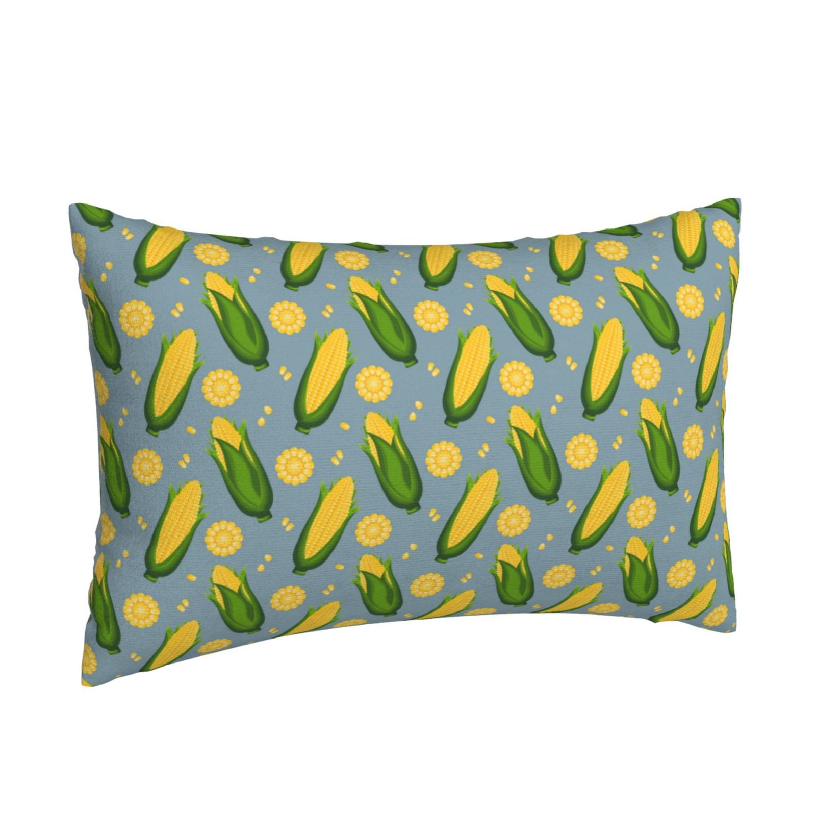Salouo Corn On The Leaves Print Print Pillow Case Cover,Wrinkle-Free ...