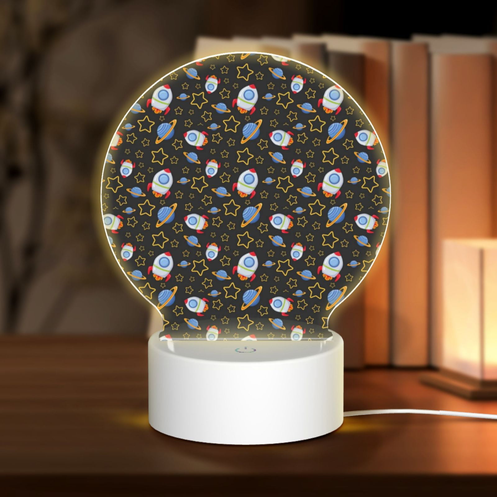 Salouo Cosmic for Round Acrylic Night Light - Acrylic Sheets with LED ...