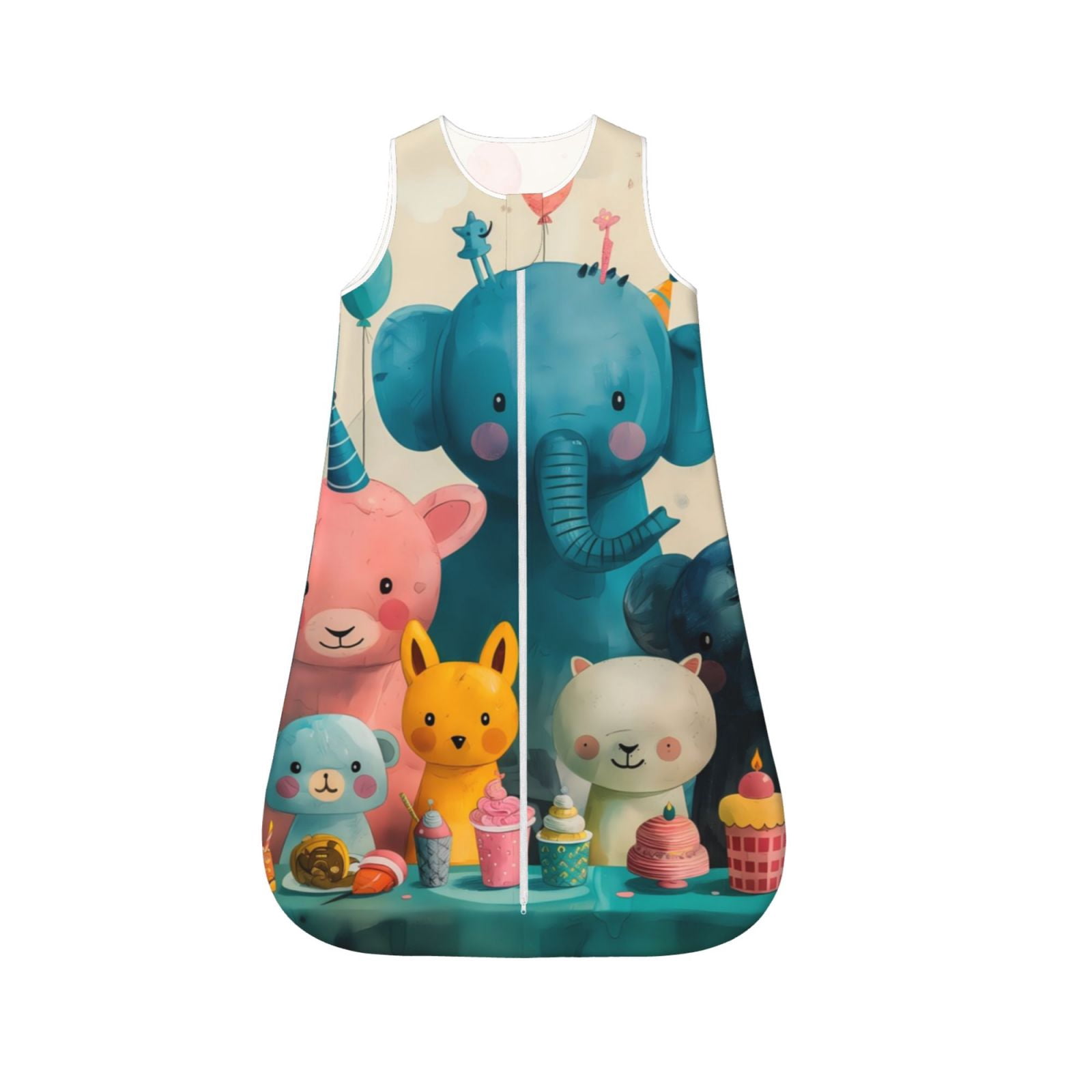 Salouo Cute Animal Party Print Baby Sleep Sack Wearable Blanket for ...