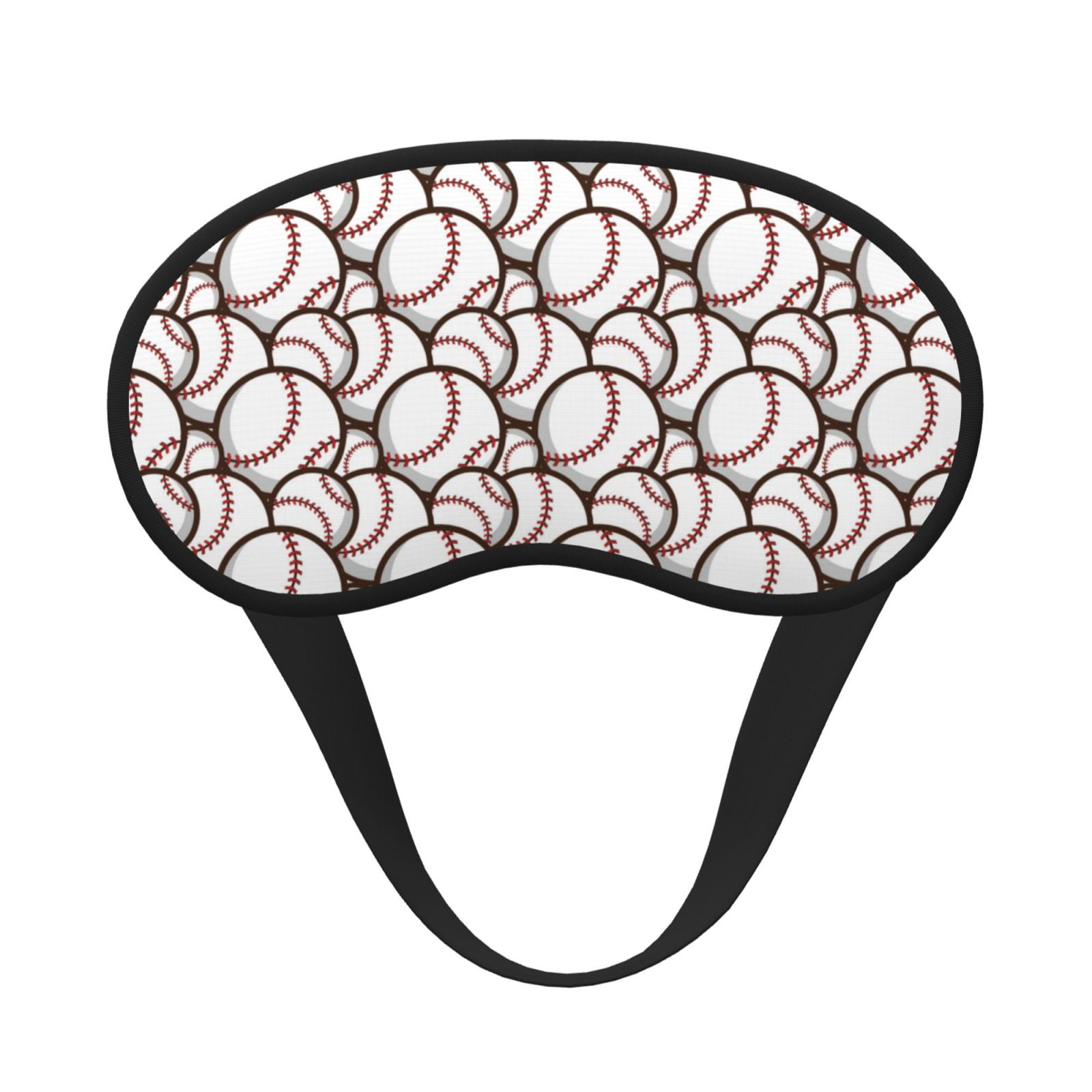 Salouo Cute Baseball Pattern Eye Masks, 1-Pack Sleep Mask Eye Cover ...