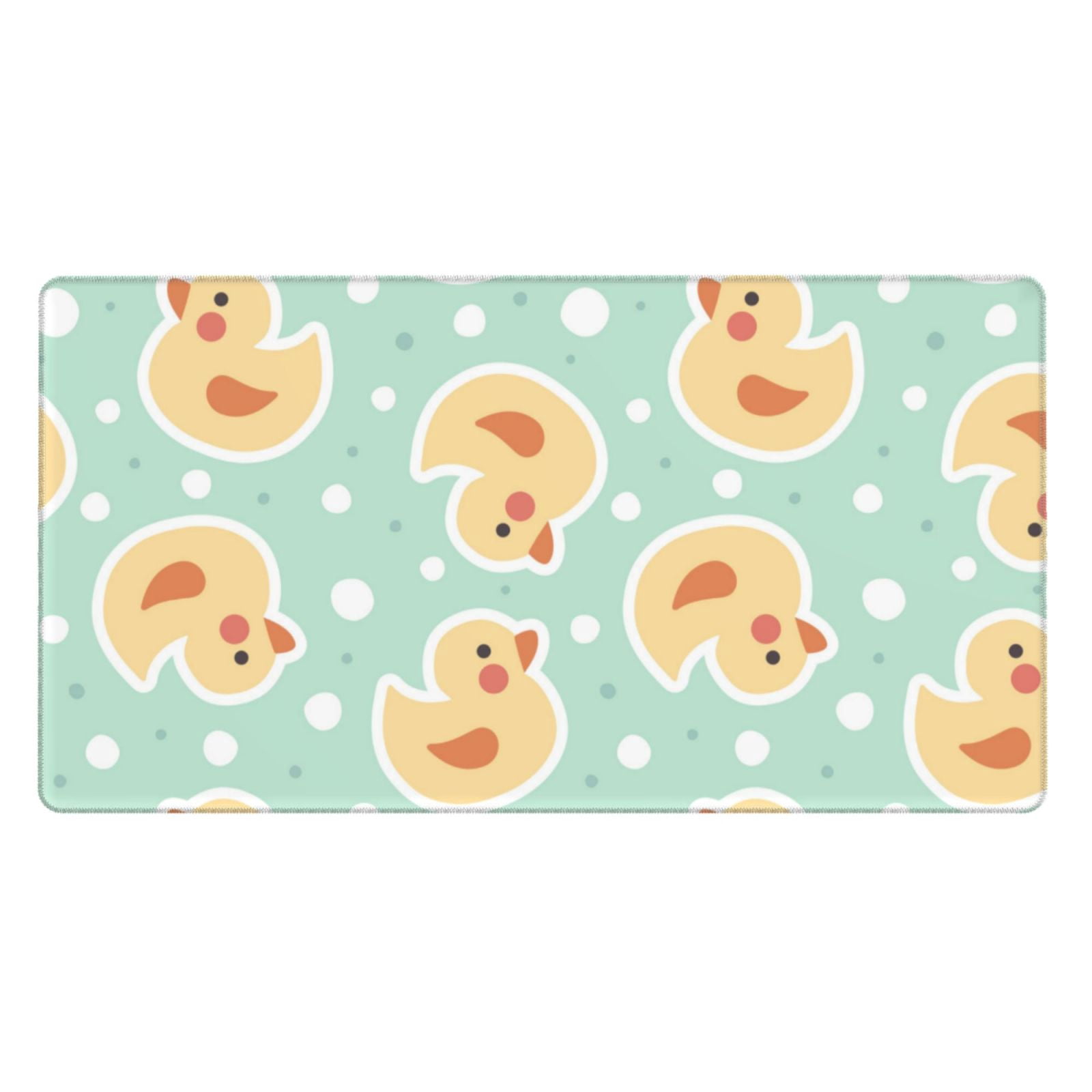 Salouo Cute Duck Print Large Mouse Pad,Extended Mat Desk Pad, 3mm Thick ...
