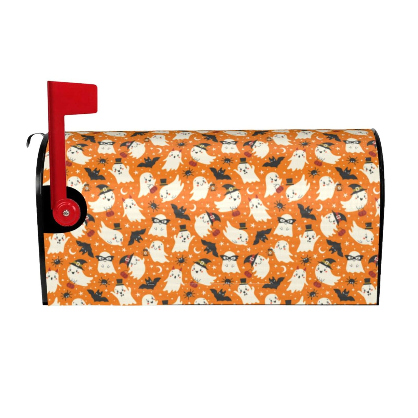 Salouo Cute Ghosts for Magnetic Mailbox Covers Waterproof Post Box Cover Post Letter Box Cover ...