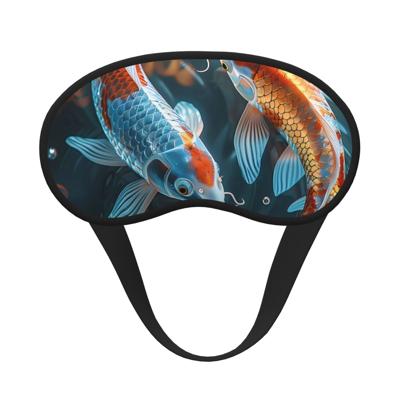 Salouo Cute Koi Fish Serenity Print Sleep Mask Eye Cover, 1-Pack Eye ...