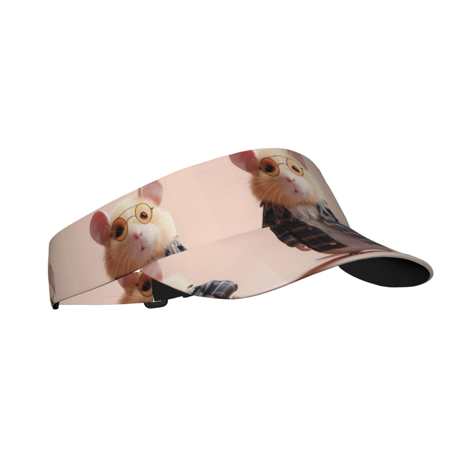 Salouo Cute Mouse In Glasses Pattern Sport Sun Visor Hats,1-Piece of ...