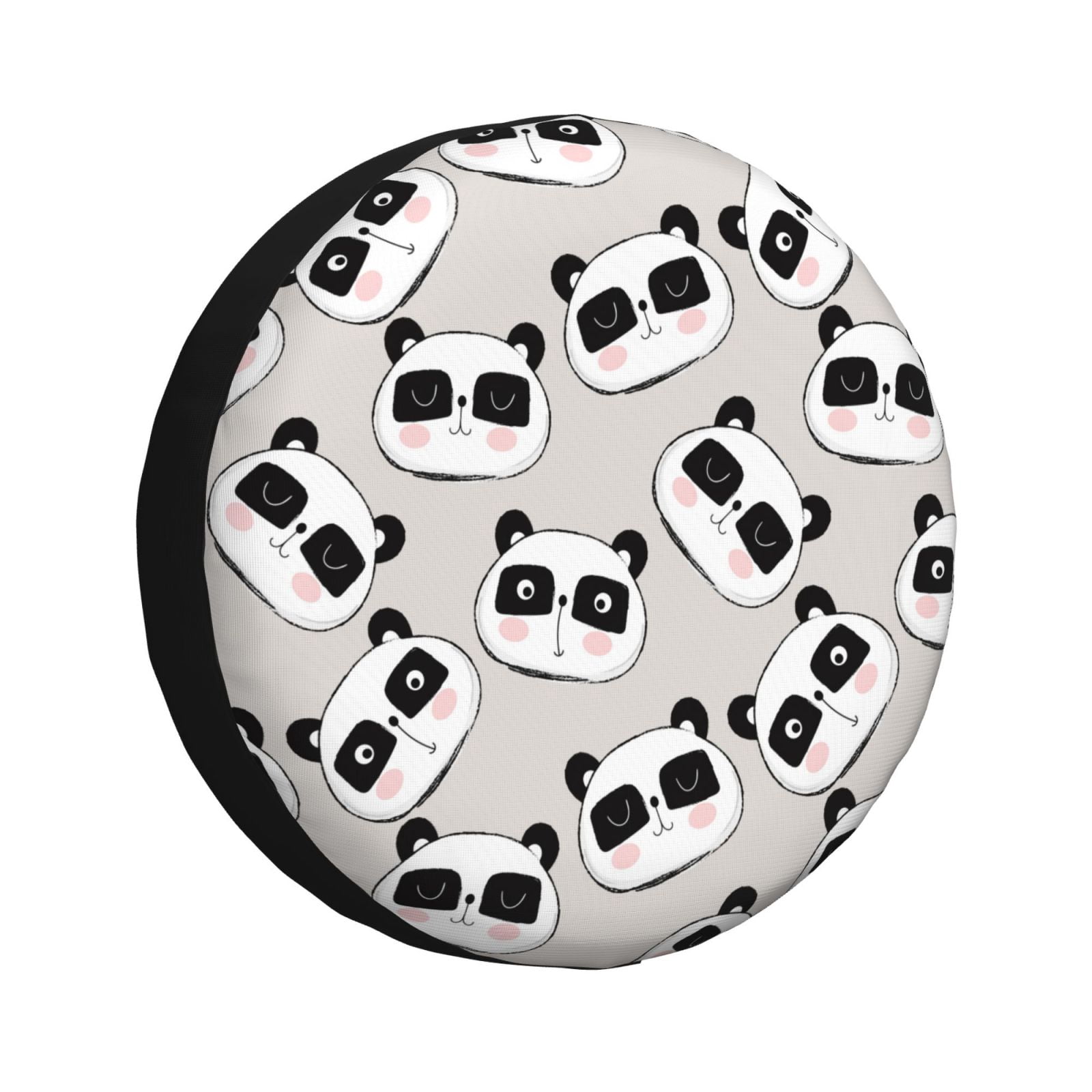 Salouo Cute Panda Print Spare Tire Cover 14-17 inch Spare Tire ...