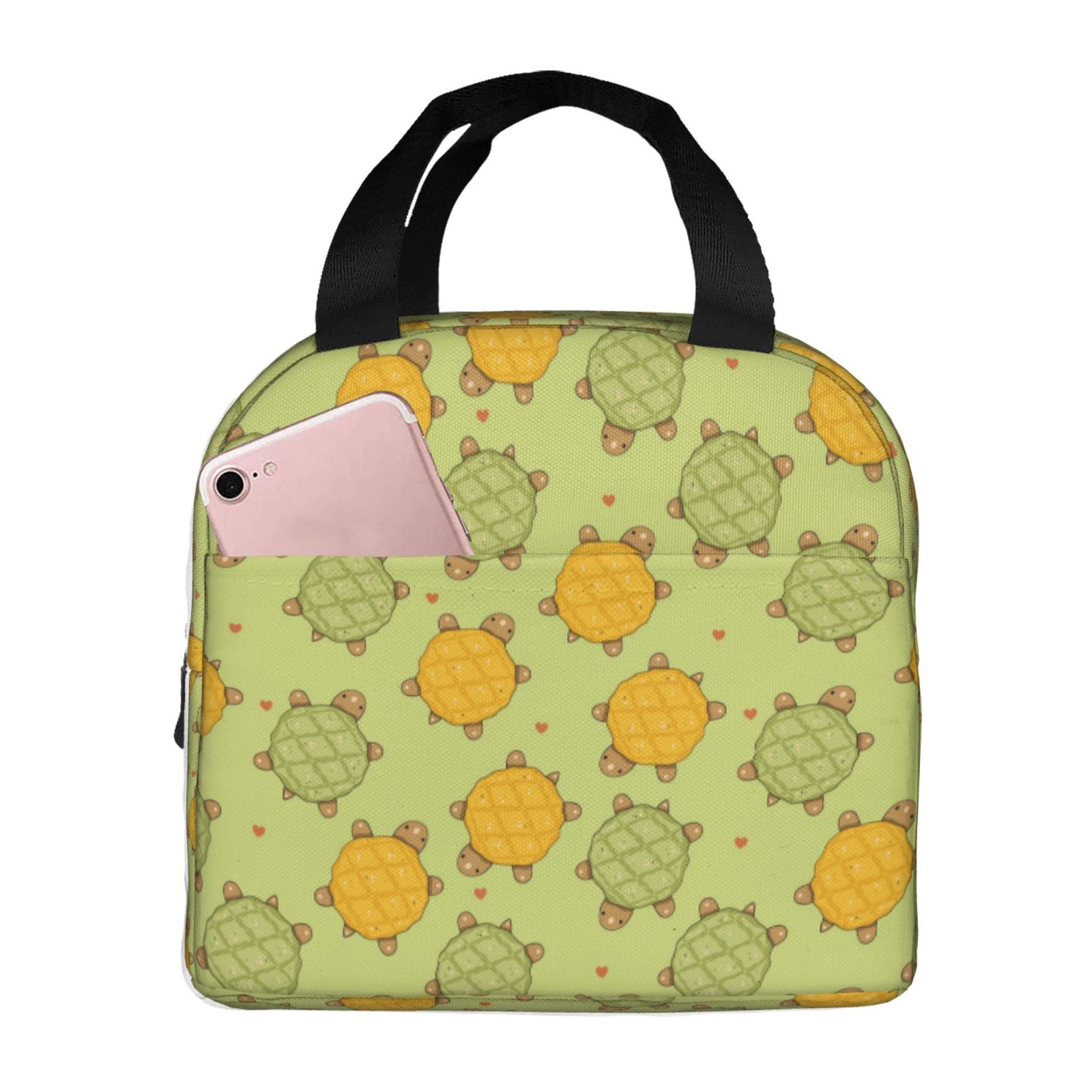 Salouo Cute Turtle for Unisex Lunch Bag Leakproof Lunch Tote Large ...