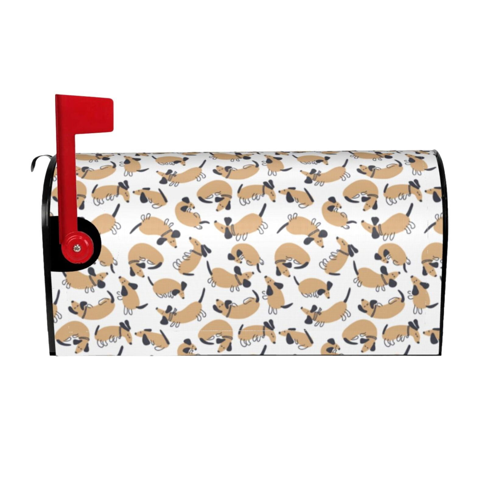 Salouo Dachshund Dog Puppy for Magnetic Mailbox Covers Waterproof Post ...