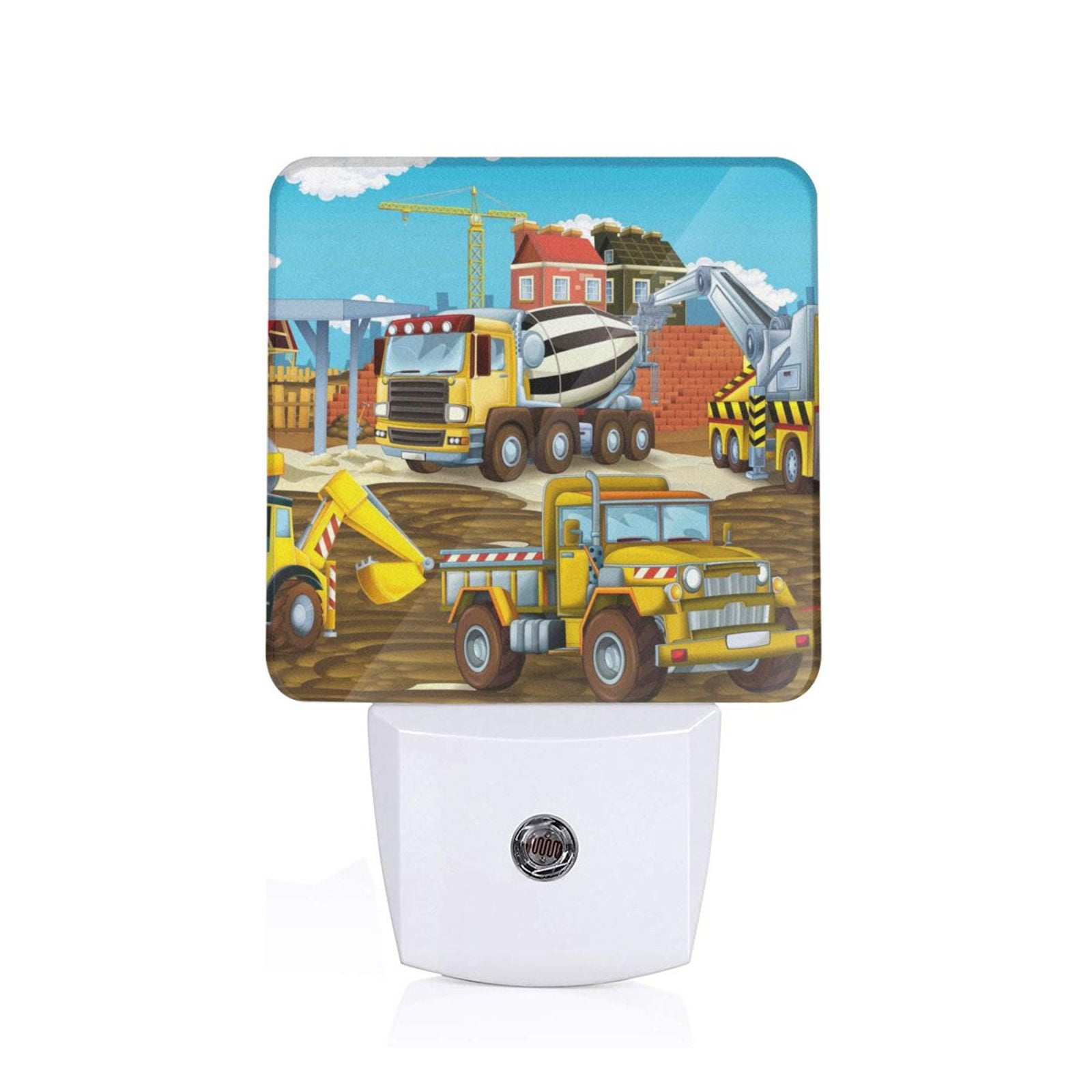 Salouo Different Construction Site Vehicles for Night Lights Plug into ...