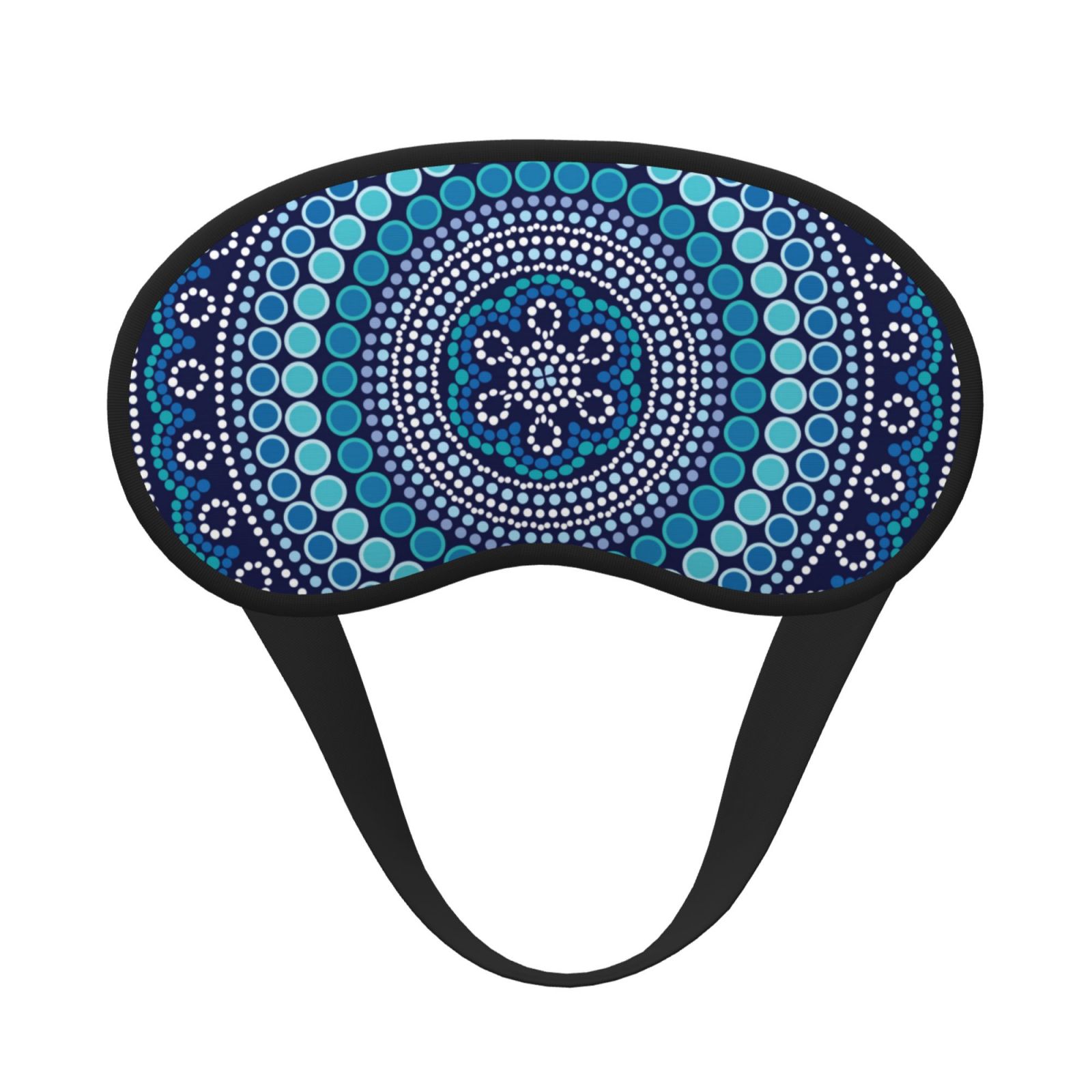Salouo Dot Painting Pattern Eye Masks, 1-Pack Sleep Mask Eye Cover ...