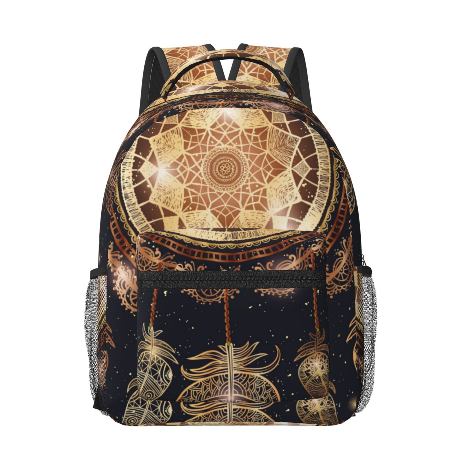 Salouo Dreamcatcher With Mandala Print Laptop Backpack 16.5'' Daypack ...