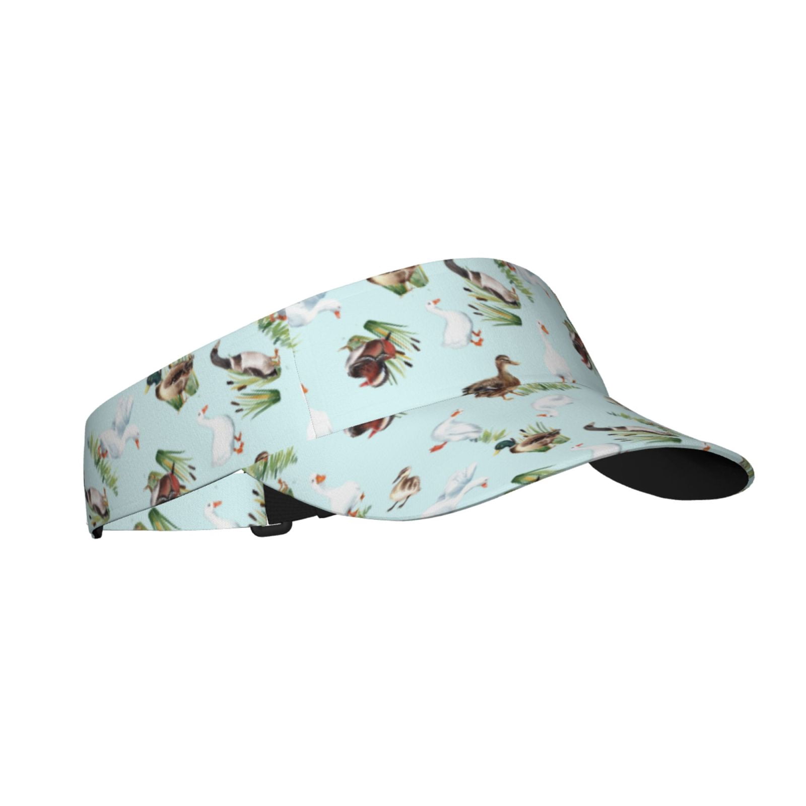 Salouo Duck Animals Farm Pattern Sport Sun Visor Hats,1-Piece of Adult ...