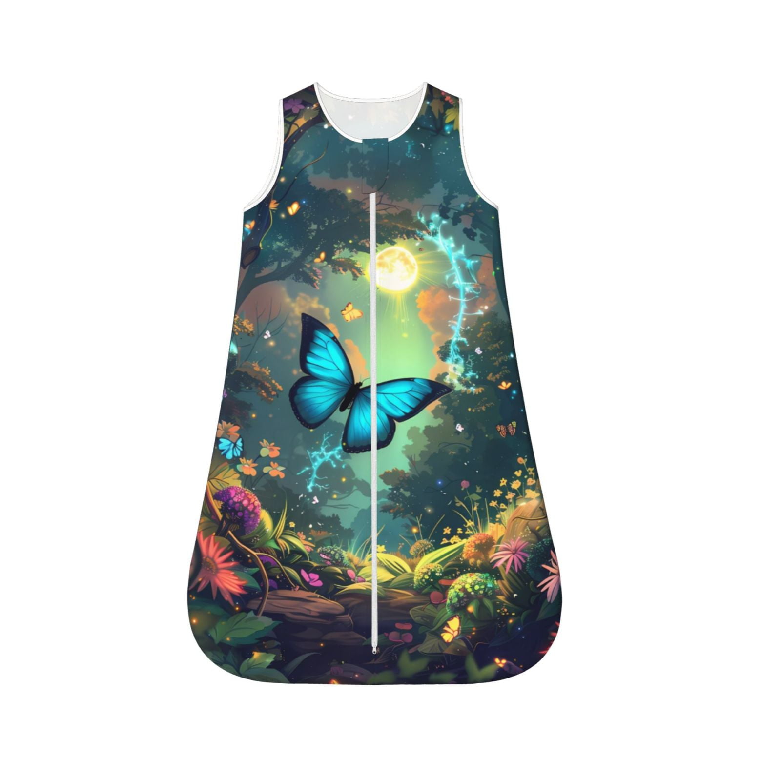 Salouo Enchanted Forest Butterfly A Print Baby Sleep Sack Wearable ...
