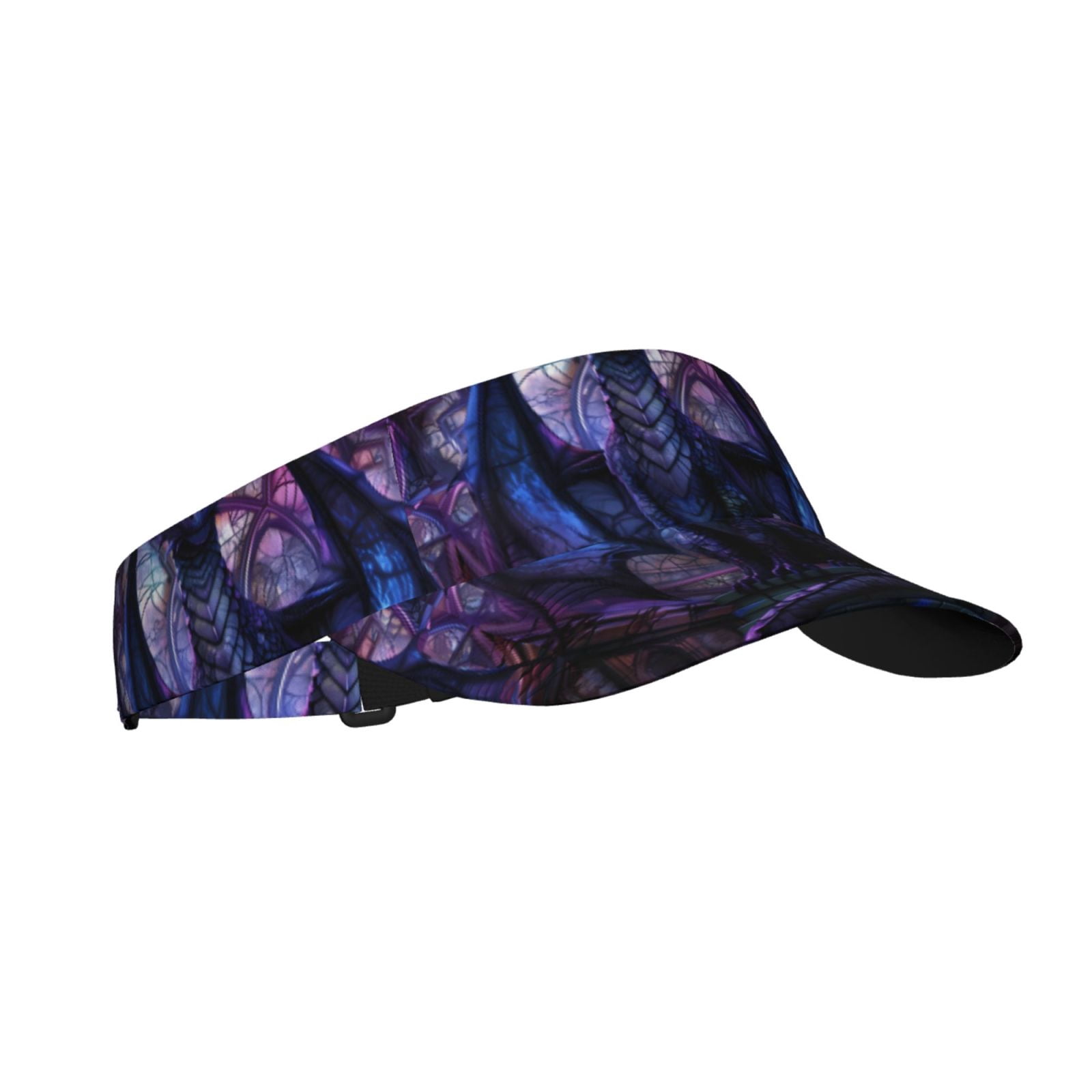 Salouo Fantasy Dragon In Cathedral Pattern Sport Sun Visor Hats,1-Piece ...