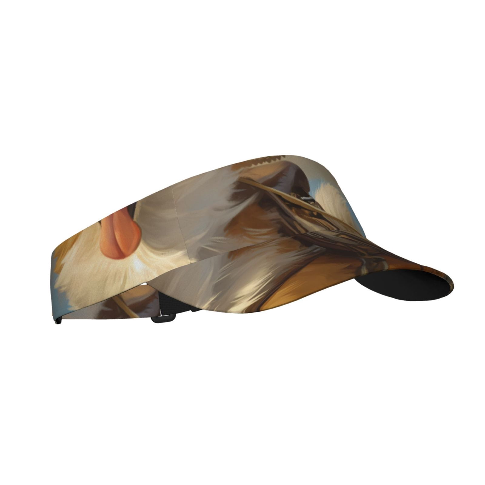 Salouo Farm Corgi German Shepherd Pattern Sport Sun Visor Hats,1-Piece ...