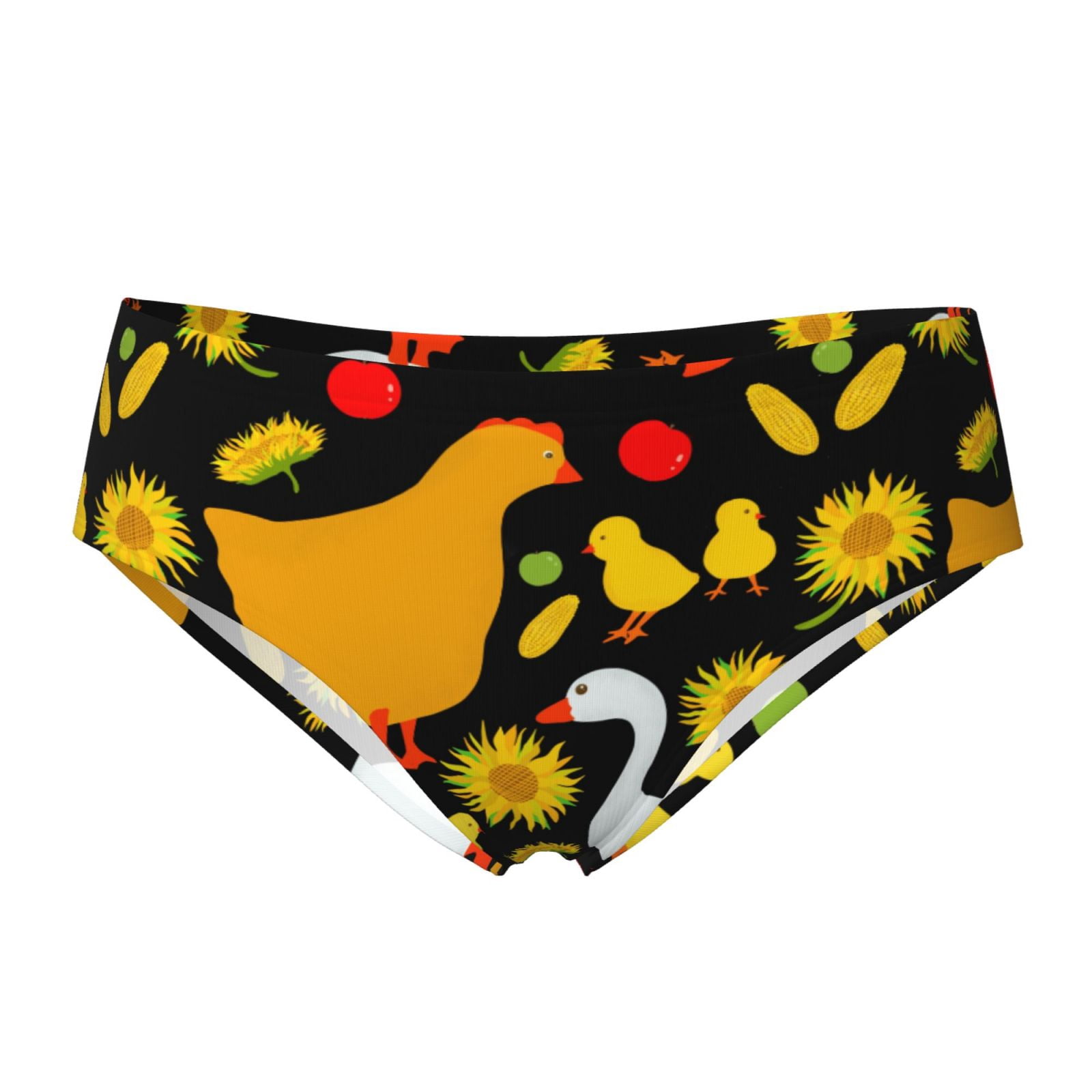 Salouo Farm Goose for Women's Low-Waisted Hipster Briefs, Seamless ...