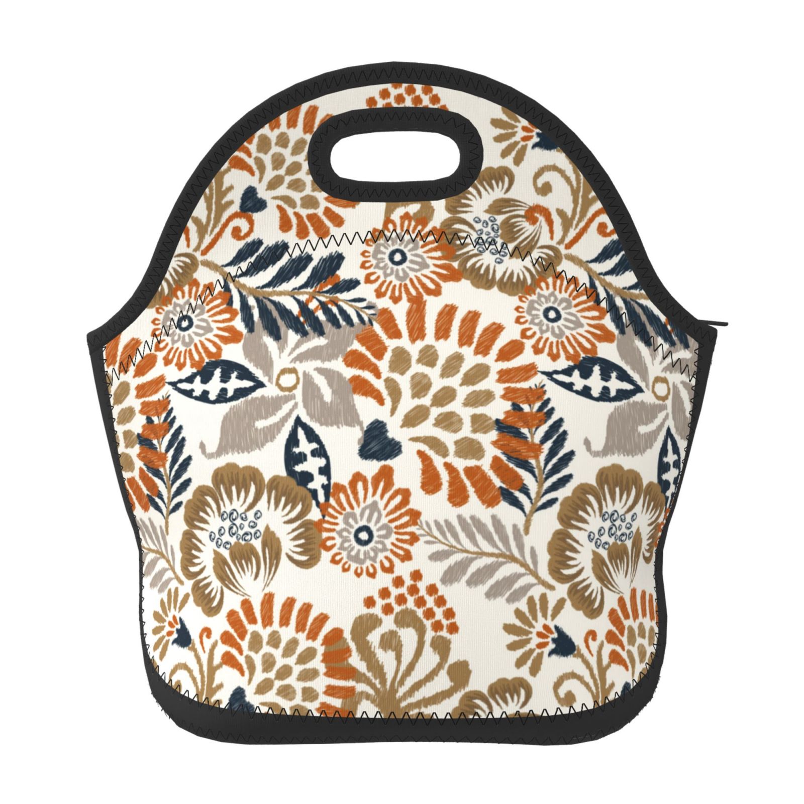 Salouo Floral Paisley for Lunch Tote,Lunch Bag Insulated Lunch Box ...