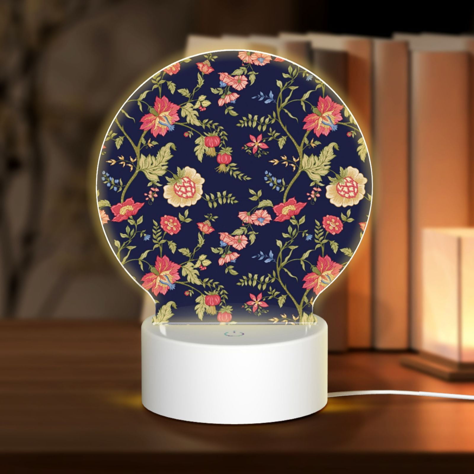 Salouo Flower for Round Acrylic Night Light - Acrylic Sheets with LED ...