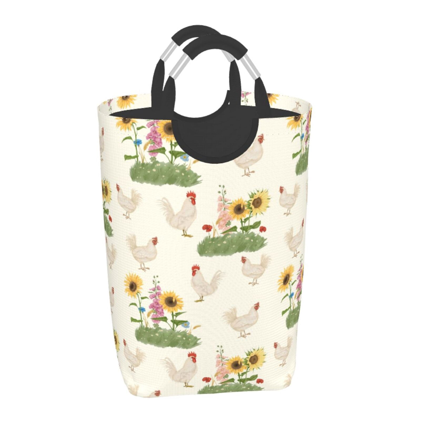Salouo Flowers And Hens for Dirty Clothes Hamper,Extra Large Hamper ...