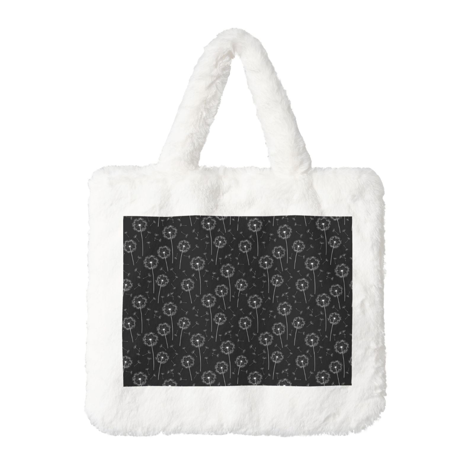 Salouo Flying Dandelion for Plush Underarm Bag,Soft Tote Bag Ladies ...