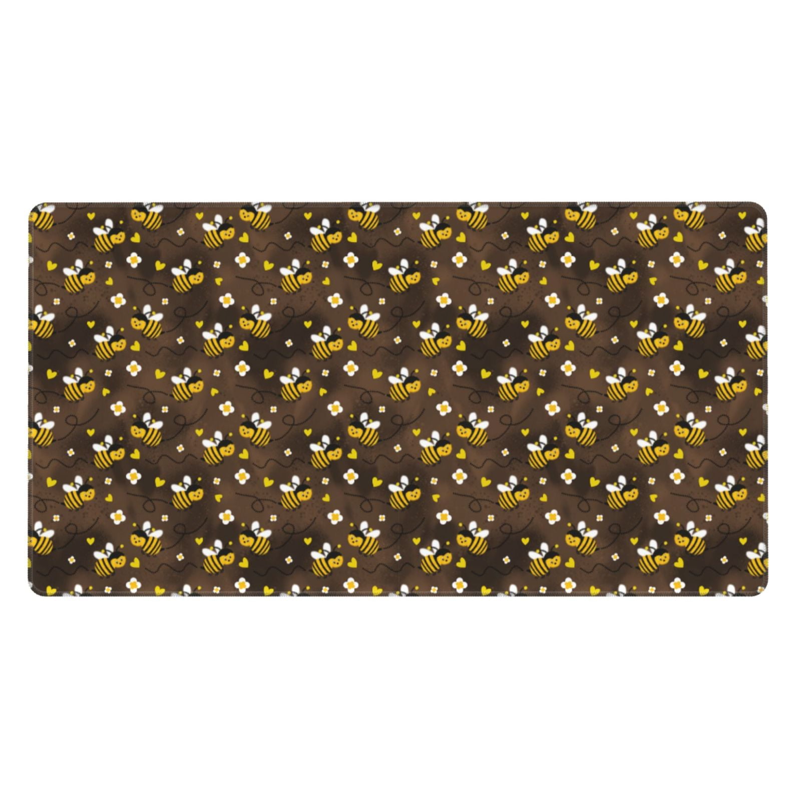 Salouo Flying Furry Honey Bees Print Large Mouse Pad,Extended Mat Desk ...
