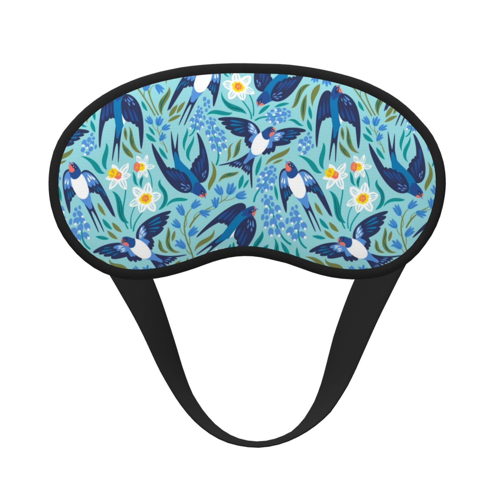 Salouo Flying Swallows Pattern Eye Masks, 1-Pack Sleep Mask Eye Cover ...