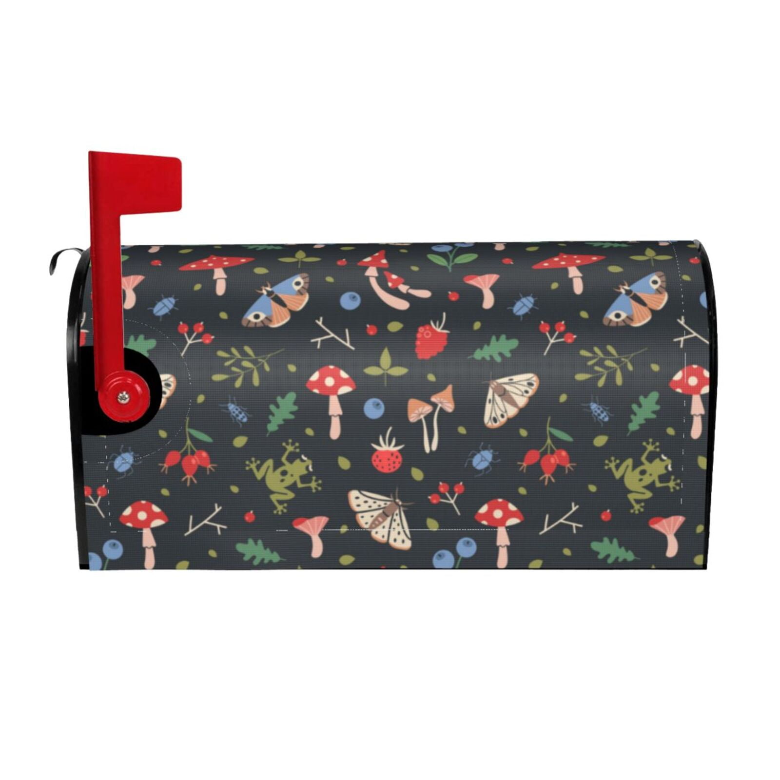 Salouo Forest Flora and Insects for Magnetic Mailbox Covers Waterproof ...