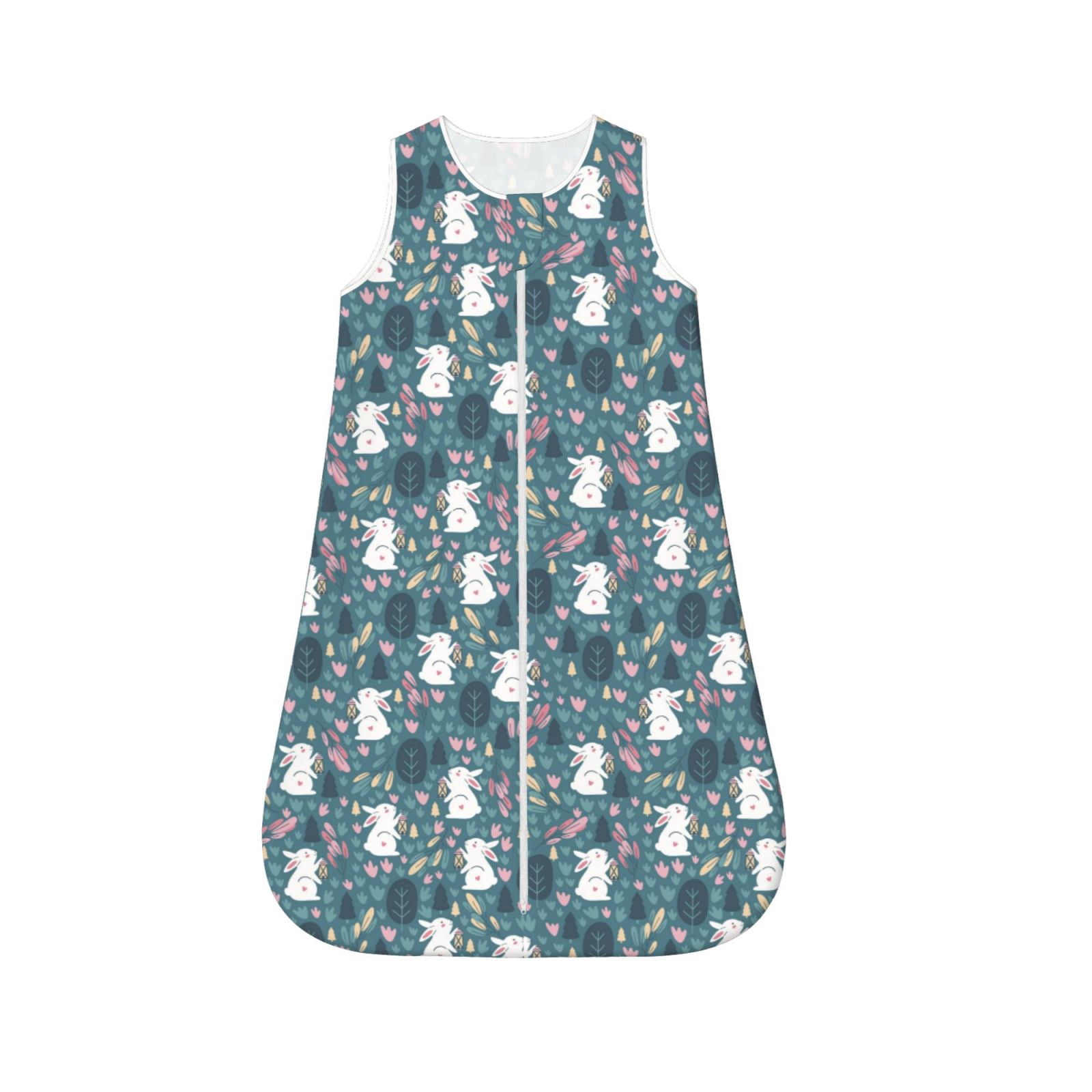 Salouo Forest Rabbit Print Baby Sleep Sack Wearable Blanket for Babies ...