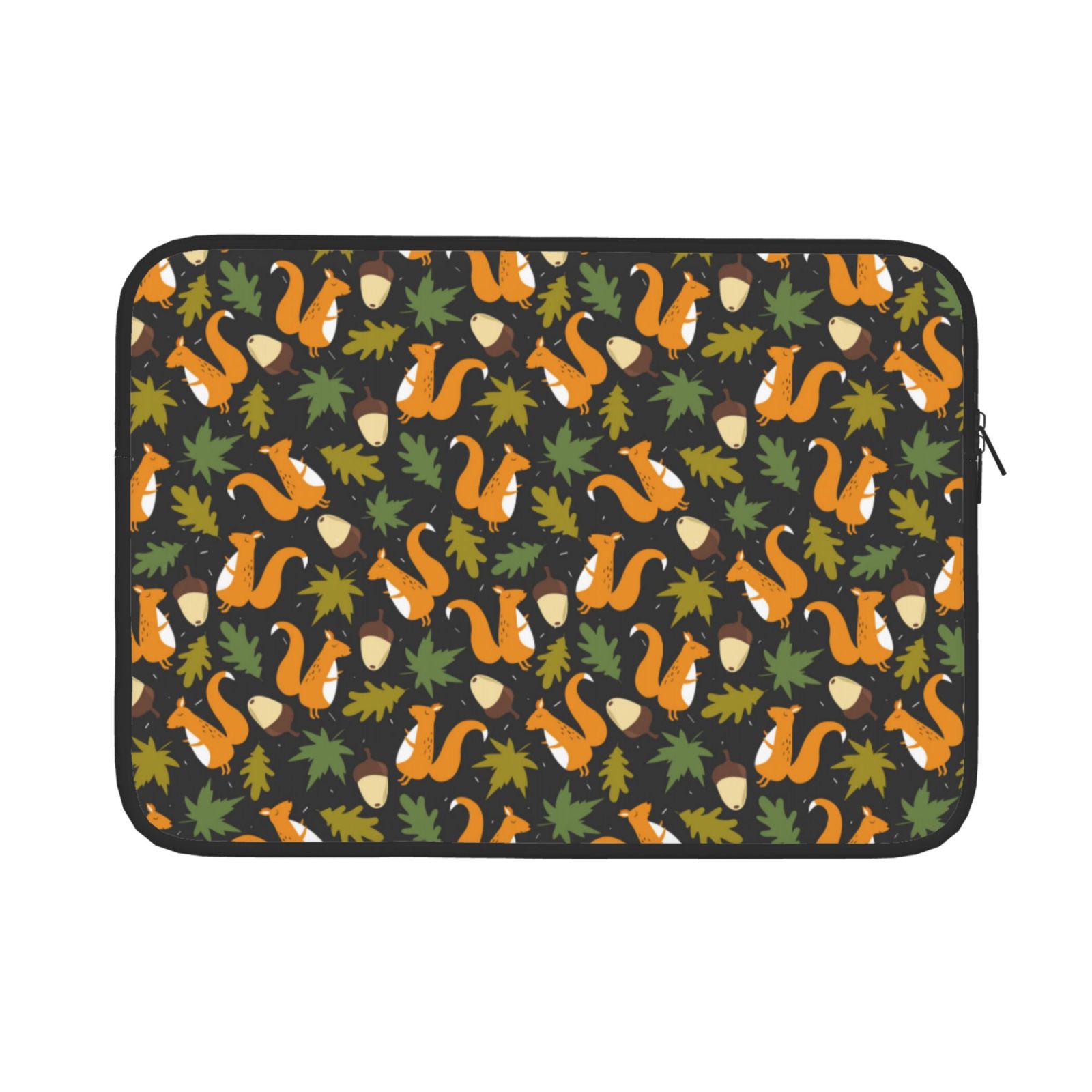 Salouo Forest Squirrel Pattern Laptop Sleeve Case, Laptop Cover ...