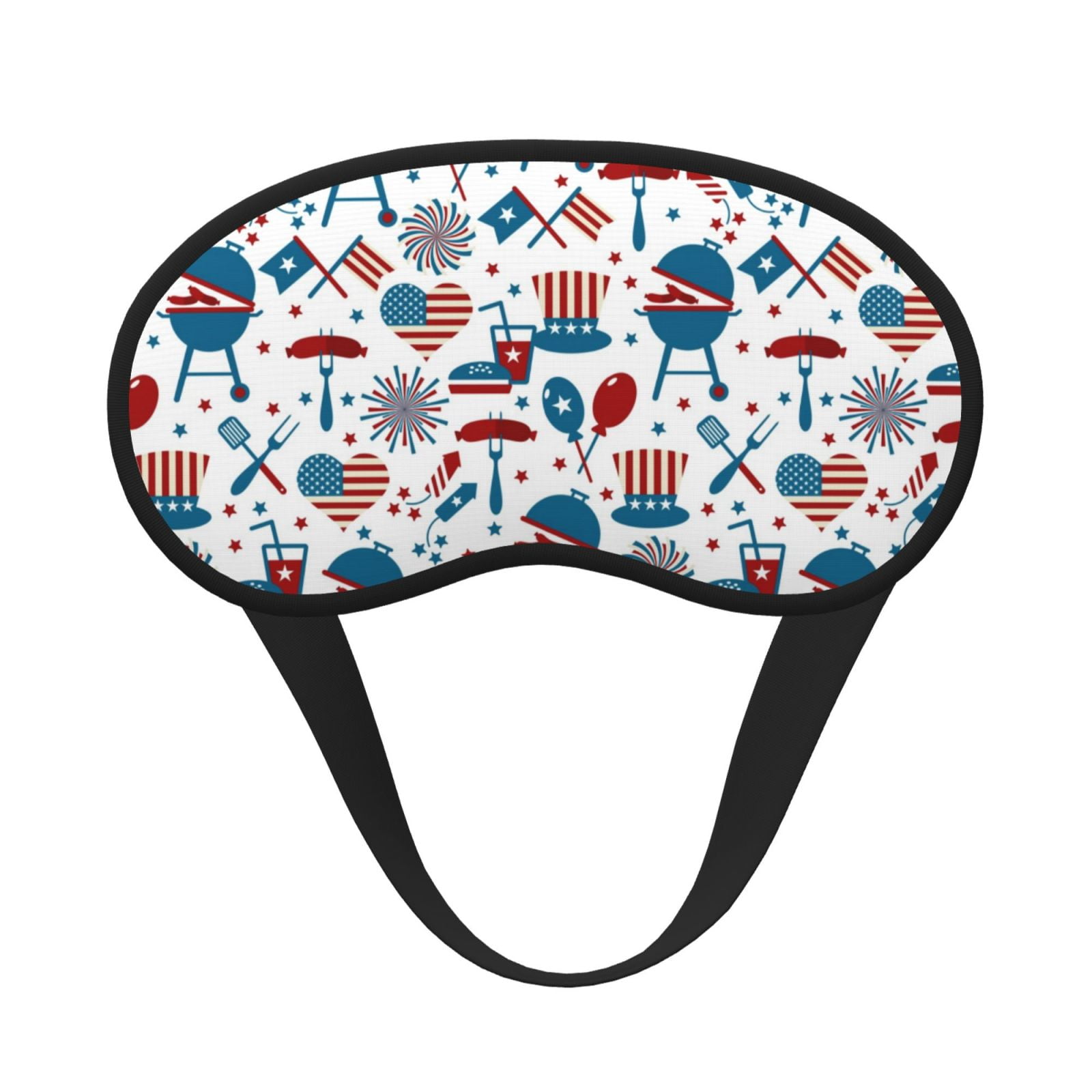 Salouo Fourth Of July Party Pattern Eye Masks, 1-Pack Sleep Mask Eye ...