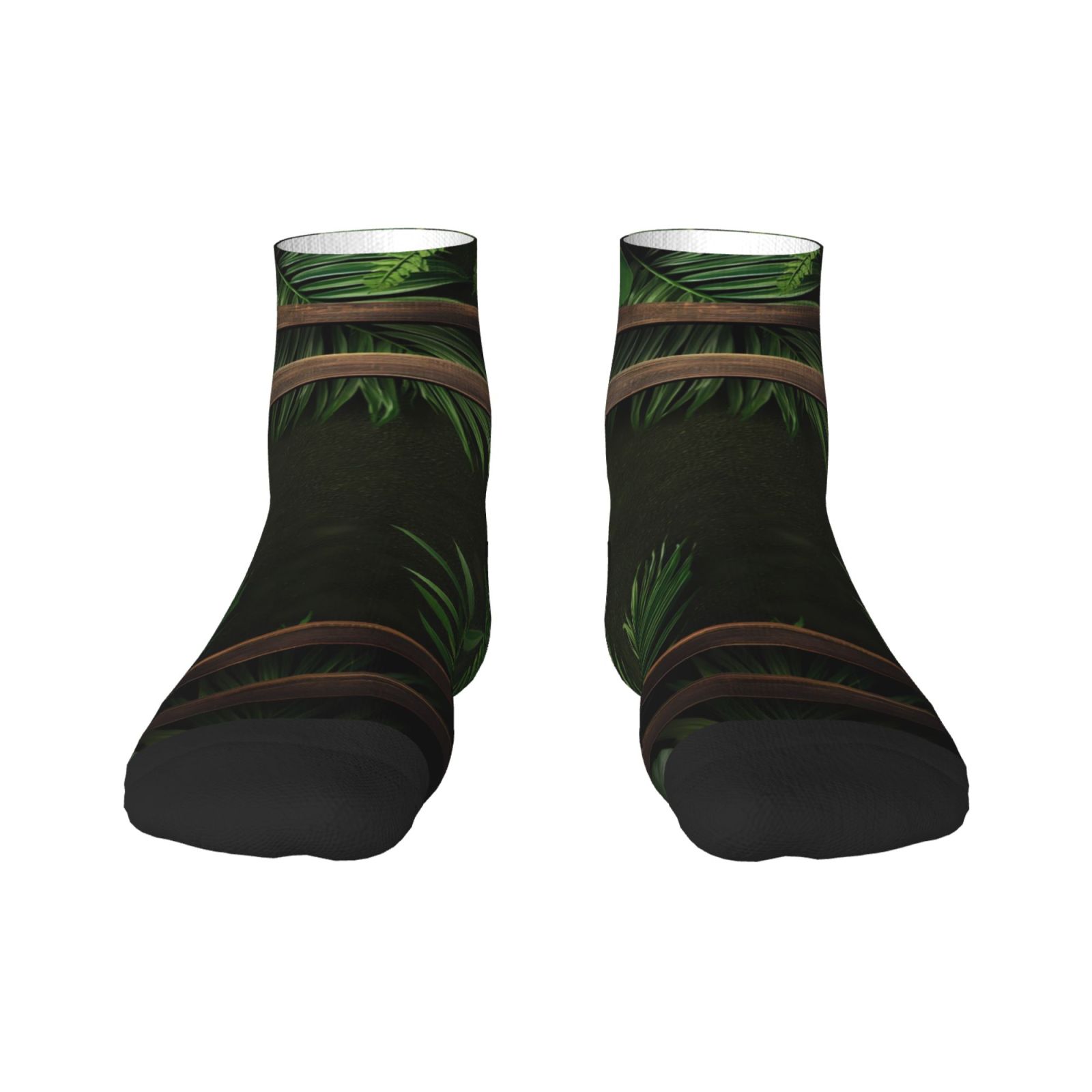 Salouo Framed Greenery Wall Art Pattern Unisex Middle Tube Socks,Middle ...