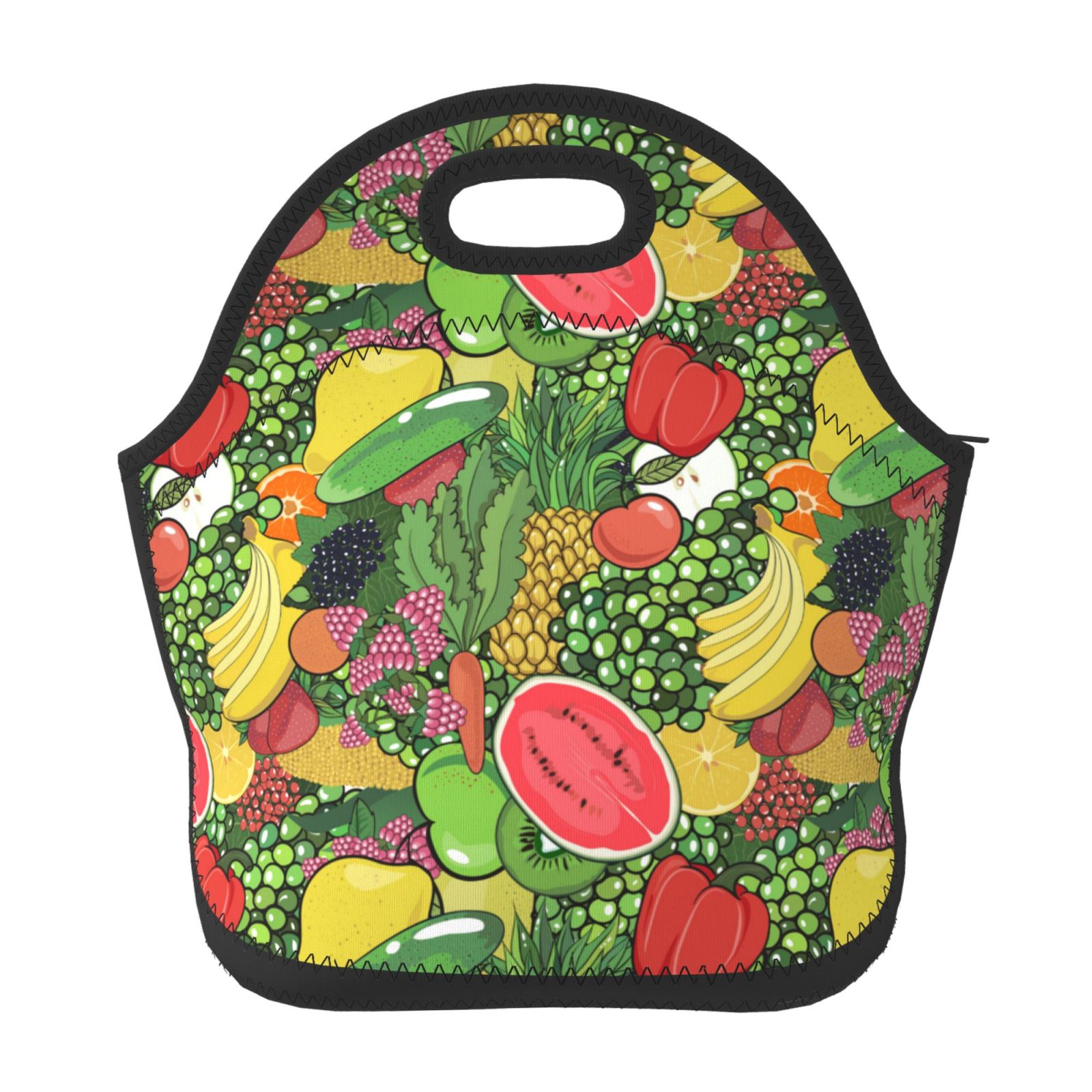 Salouo Fruits Vegetables And Berries for Lunch Tote,Lunch Bag Insulated ...
