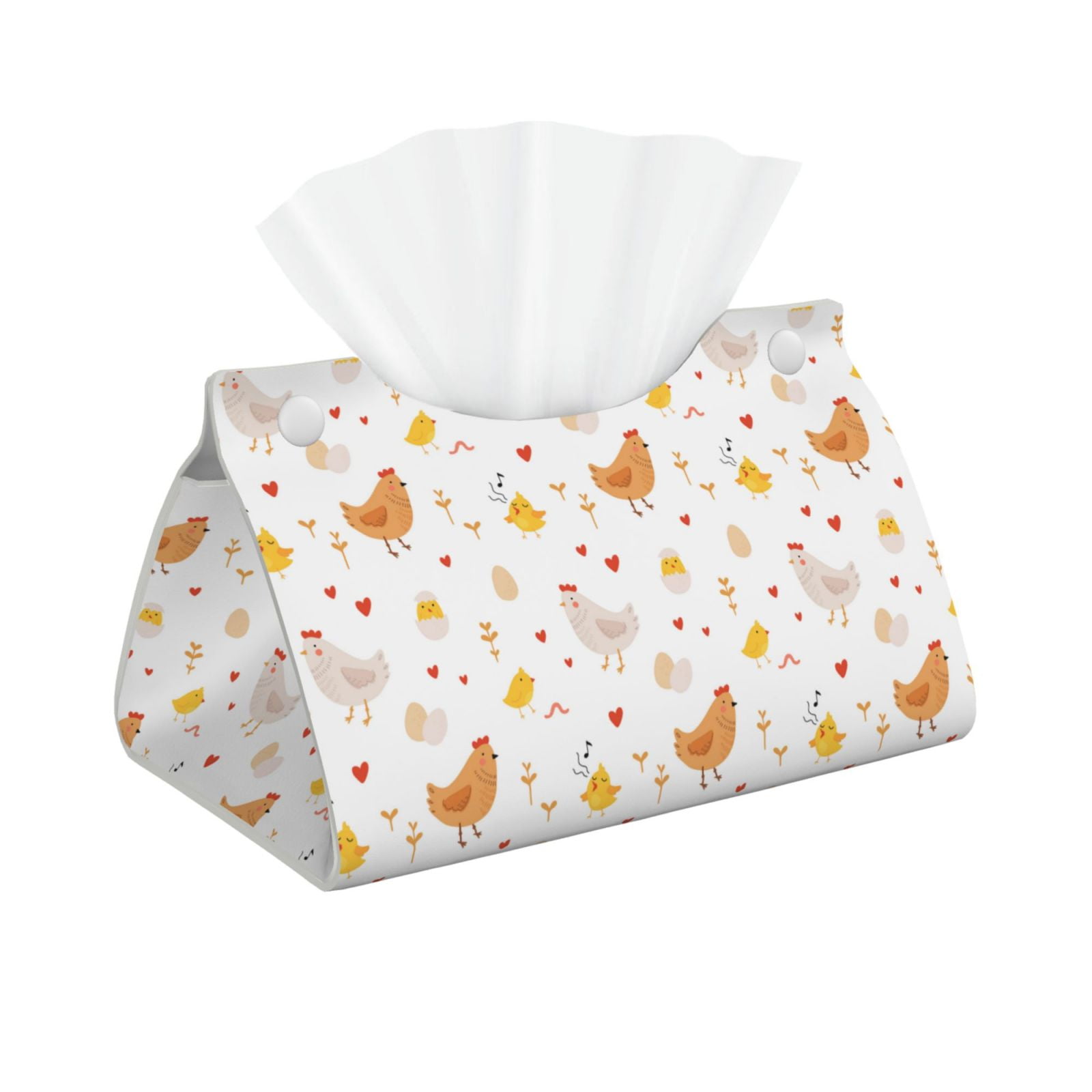 Salouo Funny Chicken Pattern Long Tissue Box Cover Rectangular–Plus ...