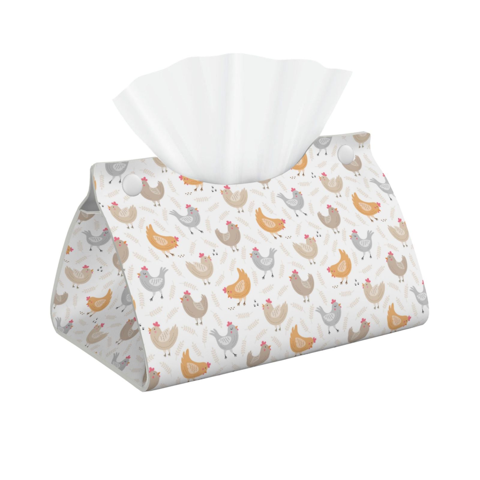 Salouo Funny Chicken Pattern Long Tissue Box Cover Rectangular–Plus ...