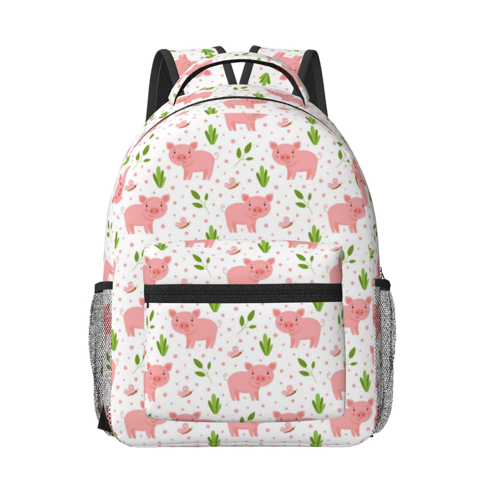 Salouo Funny Little Pigs Print Laptop Backpack 16.5'' Daypack Carry On ...