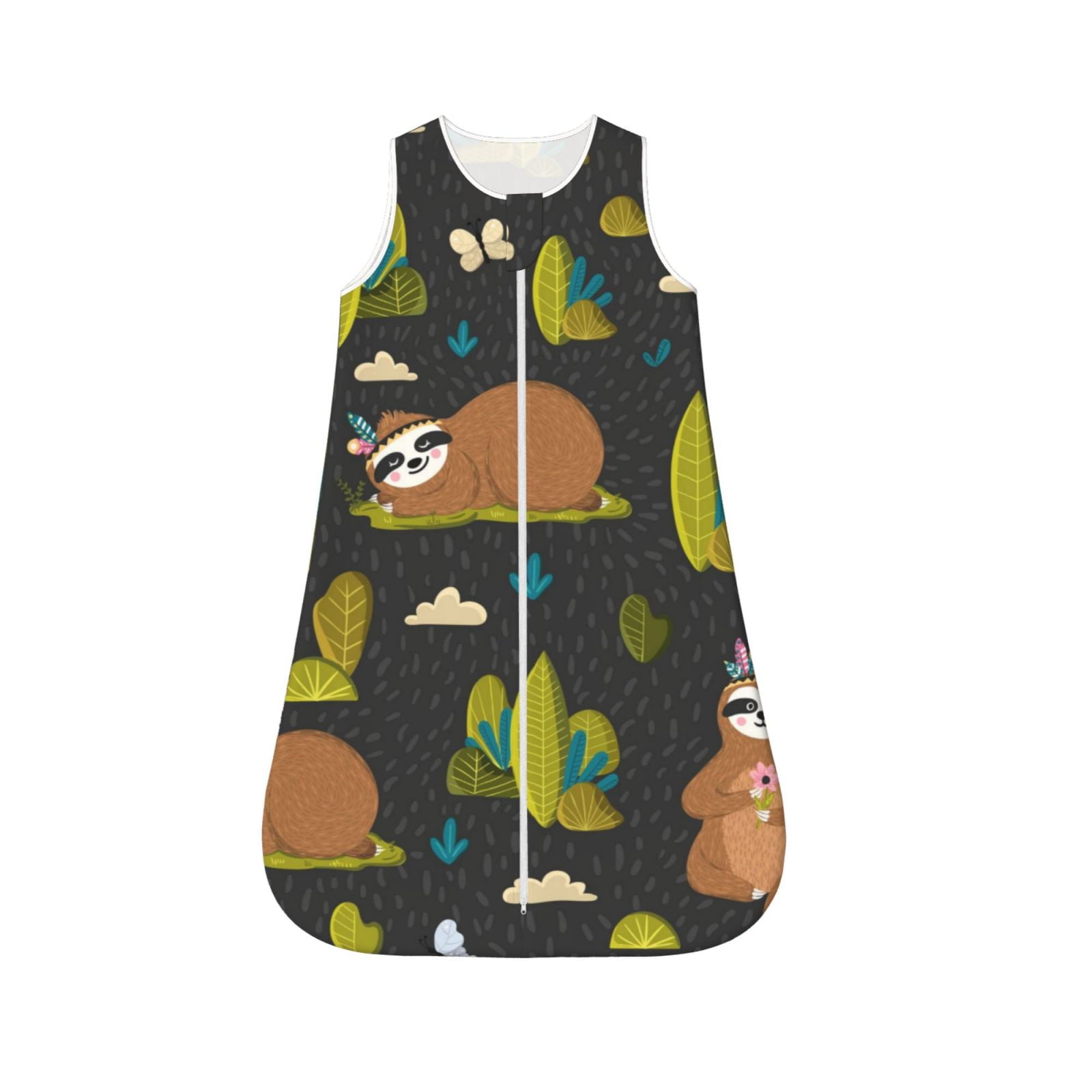 Salouo Funny Sloths In The Forest Print Baby Sleep Sack Wearable ...