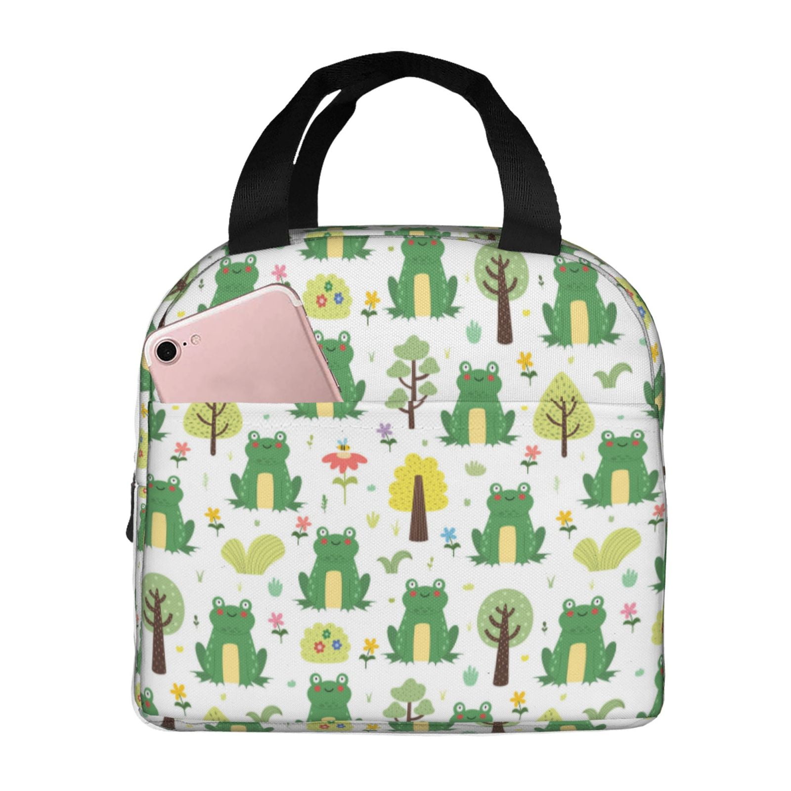 Salouo Funny Toad for Unisex Lunch Bag Leakproof Lunch Tote Large ...
