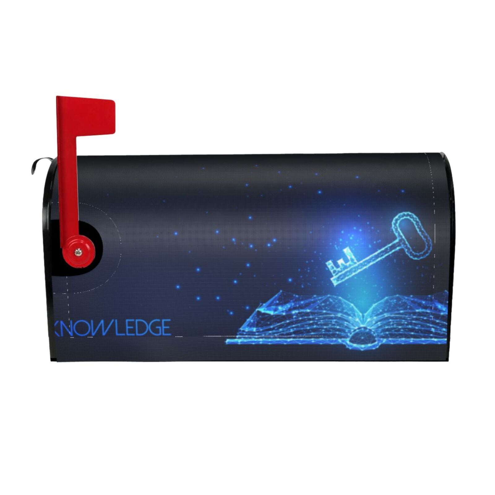 Salouo Futuristic Book Knowledge for Magnetic Mailbox Covers Waterproof ...